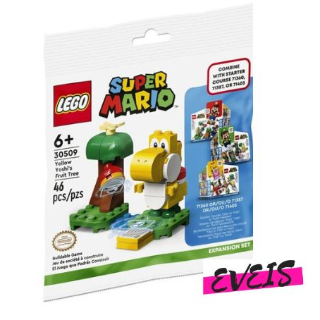 Lego SuperMario 30509 Polybag Yellow Yoshi's Fruit Tree Expansion Set ...