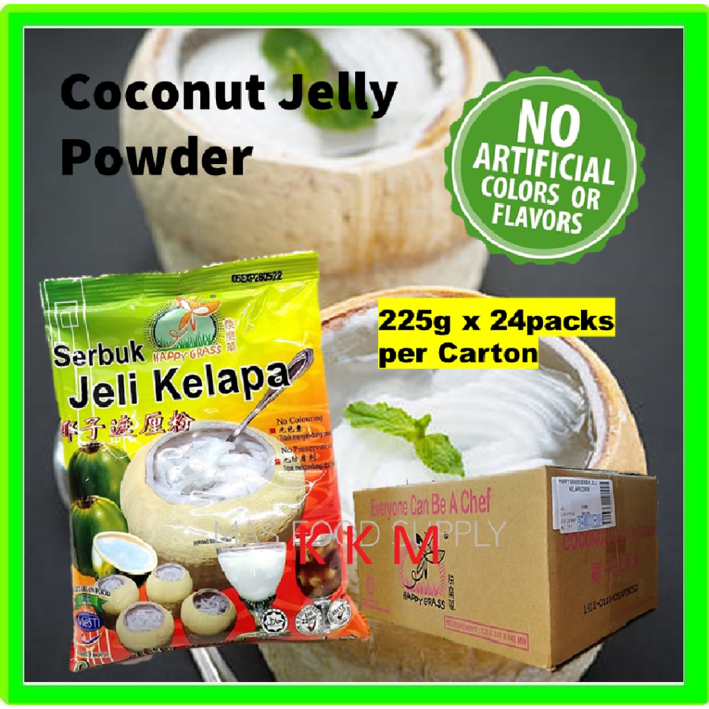 Cartonan Happy Grass Coconut Jelly Powder DUS Coconut Jelly 225gr ...