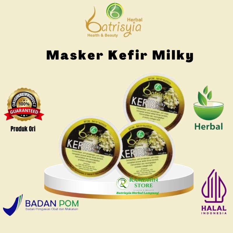 Batrisyia Herbal Kefir Milky 12gr | Shopee Malaysia