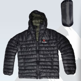 HITAM Puffer Jacket Dacron Warm Jacket Black Navy Bloated Outdoor ...