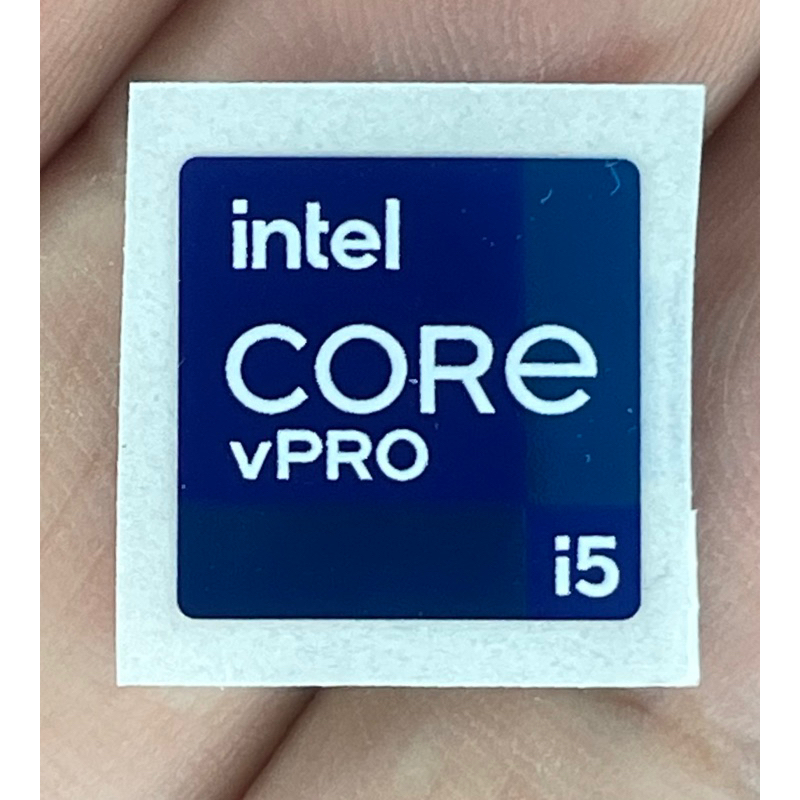 Sticker logo Sticker intel Core i5 vPro 11/12th gen ori Small Size ...