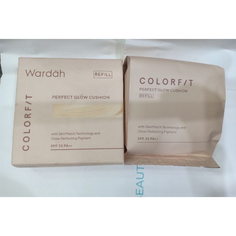 Wardah Colorfit Perfect Glow Cushion SPF 33 PA++ ((REFILL ...