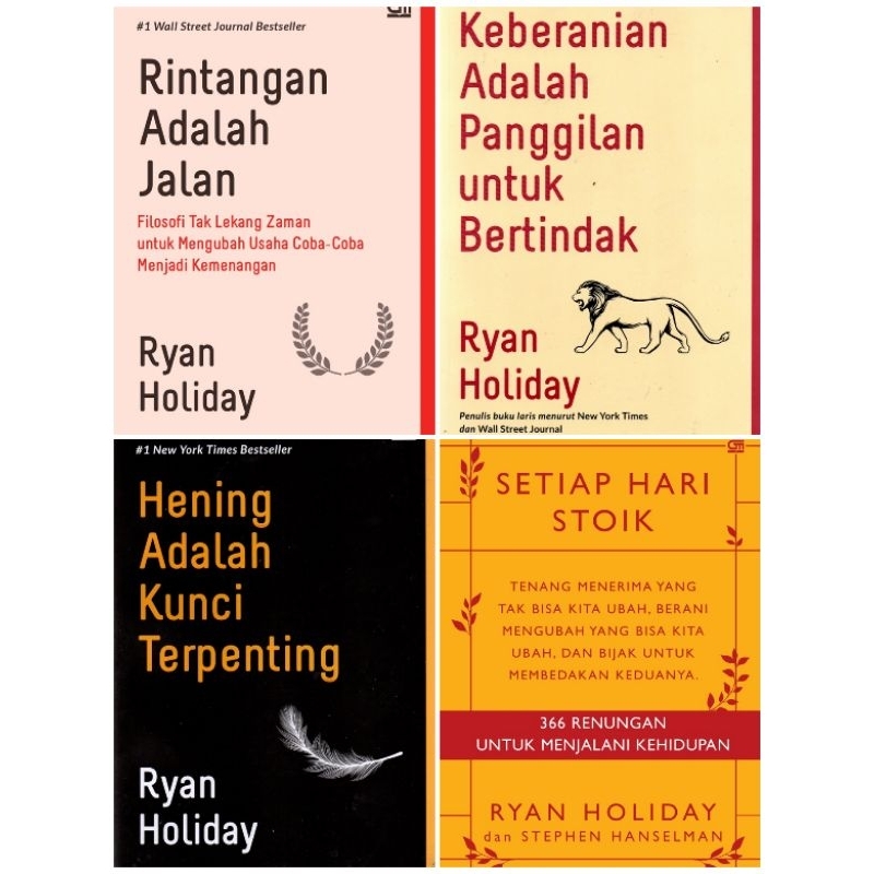(Original, Sealed) Ryan Holiday Books: Silence is the Important Key ...