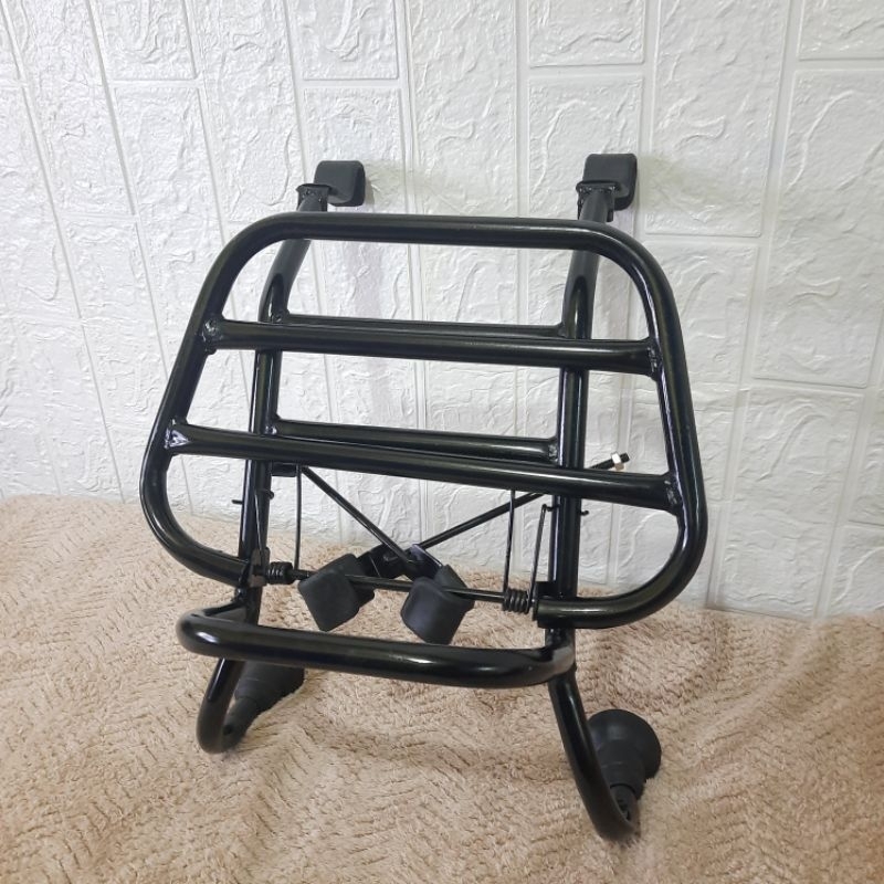 HITAM Frontrack Front Rack vespa super sprint px excel strada Black ...