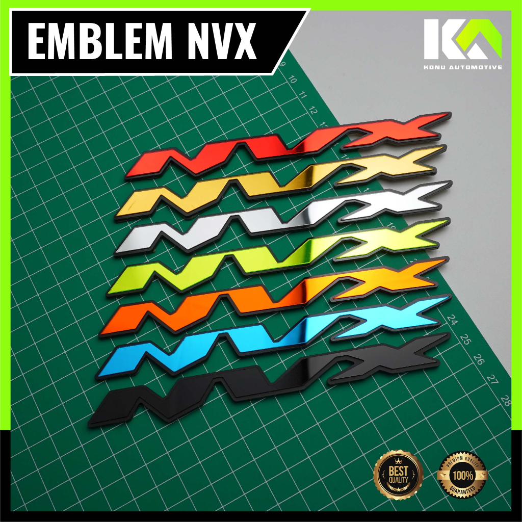 Nvx LOGO EMBLEM NVX EMBLEM Embossed Not STICKER Or STICKER Embossed ...