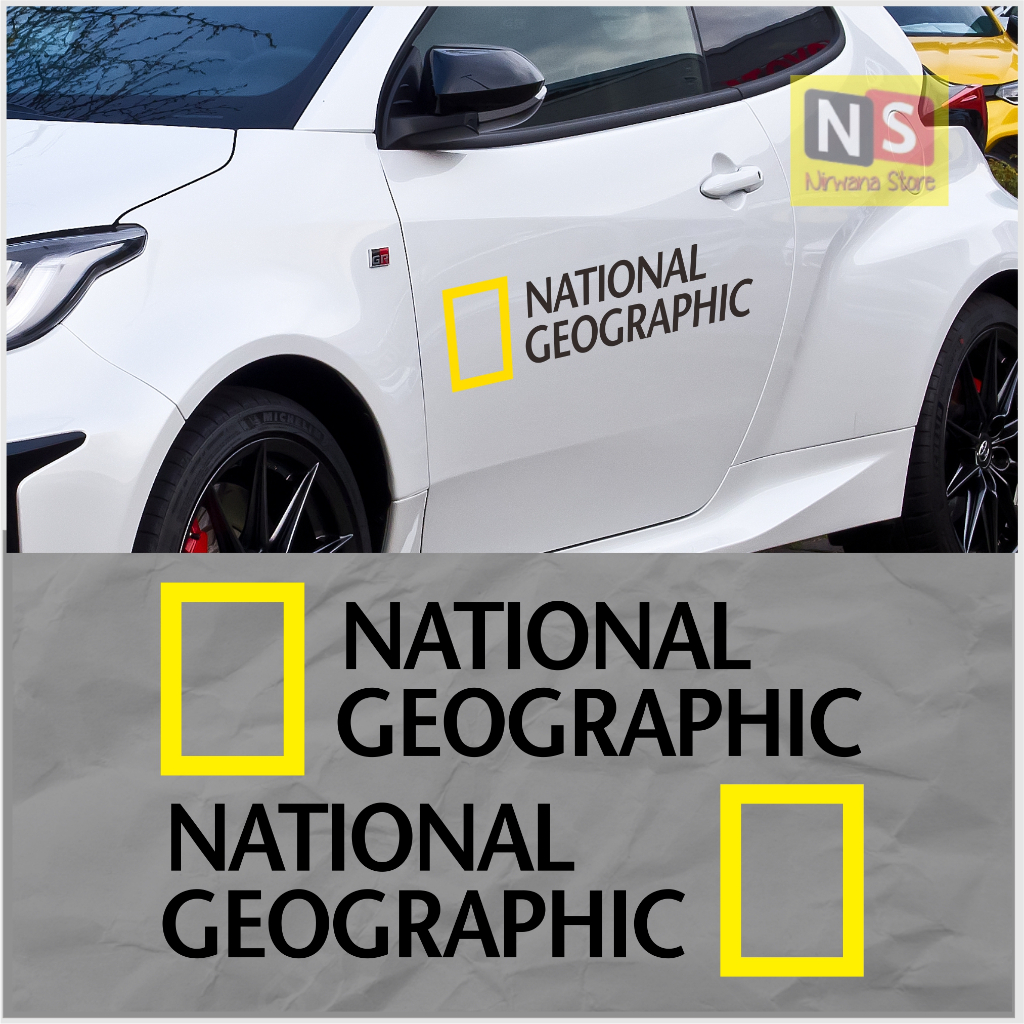 National Geographic Car Sticker, Advanture Body Window Sticker | Shopee ...