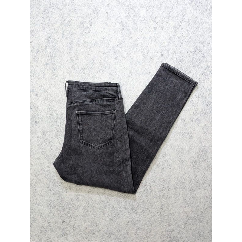 Muji jeans skinny fit strecth blackwashed | Shopee Malaysia
