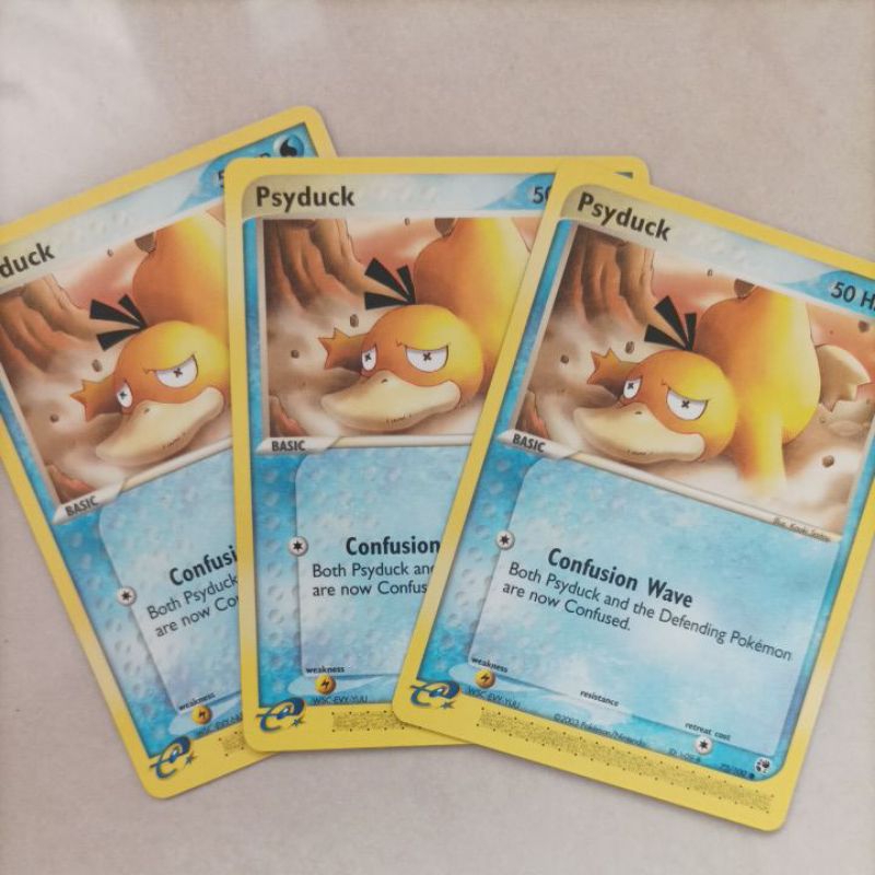 Pokemon E PSYDUCK EX SANDSTORM COMMON NON FOIL SINGLE CARD | Shopee ...