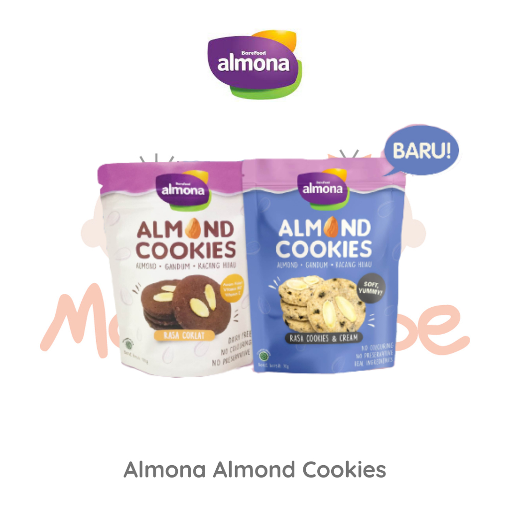 Barefood Almona Almond Cookies Healthy Snack 100g | Shopee Malaysia