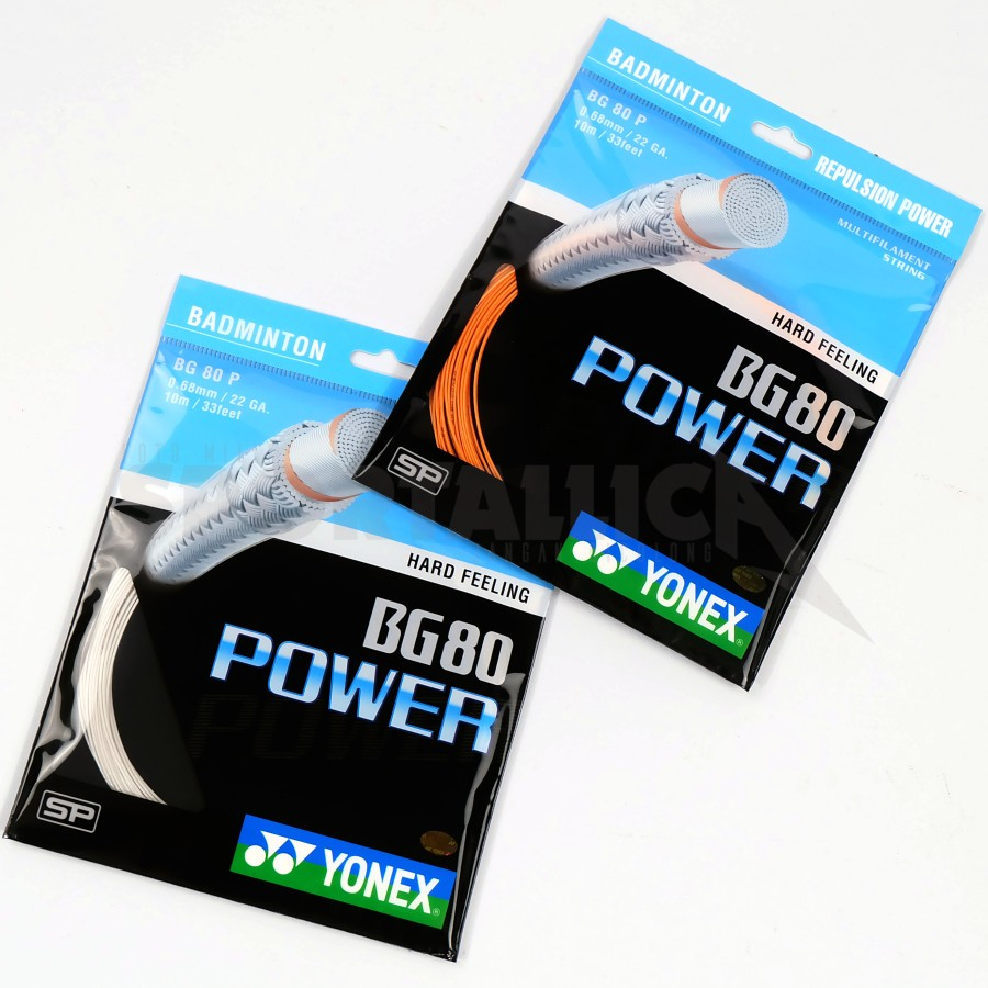 YONEX BG 80 / BG80 POWER NEW HOLOGRAM SUNRISE ORIGINAL BADMINTON RACKET STRINGS | Shopee Malaysia
