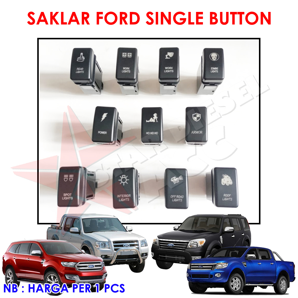 TOMBOL Light SWITCH 1 FORD LIGHT BUTTON EVEREST SWITCH FORD RANGER T6 ...