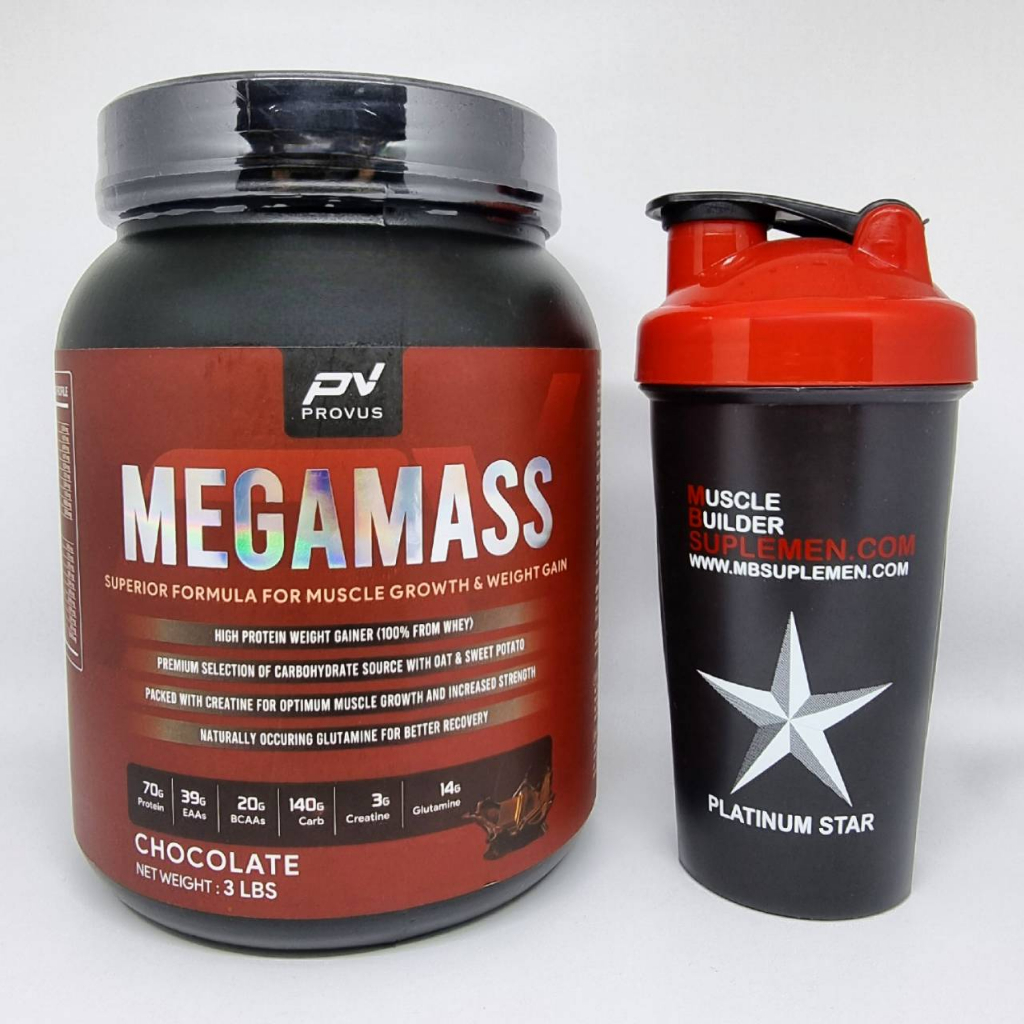 Provus Mega Mass 3lbs Gainer 3lbs 3lb 15 6 12 lb MegaMass Weight Gain ...