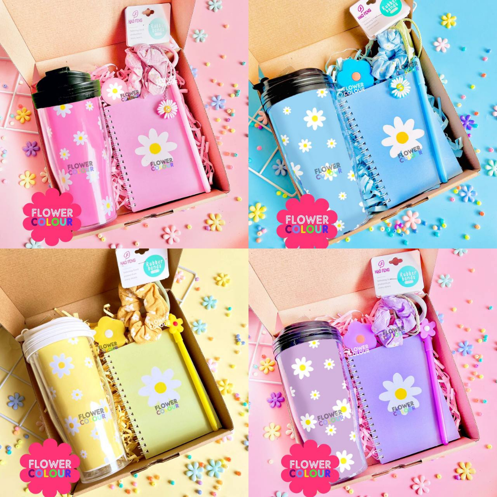 Box Package | Gift BOX | Hampers | Aesthetic Flower TUMBLER Package ...