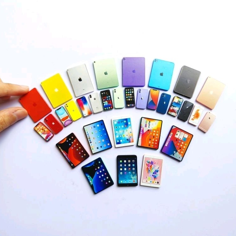 Miniature 1/12 Mobile Tablet Iphone Ipad Hp Set - Nendoroid YMY ...