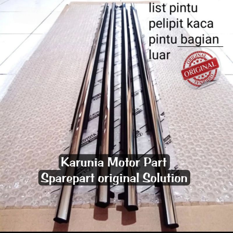 Toyota Innova Reborn Original Wheater Strip Glass Trim List Seam Rubber ...