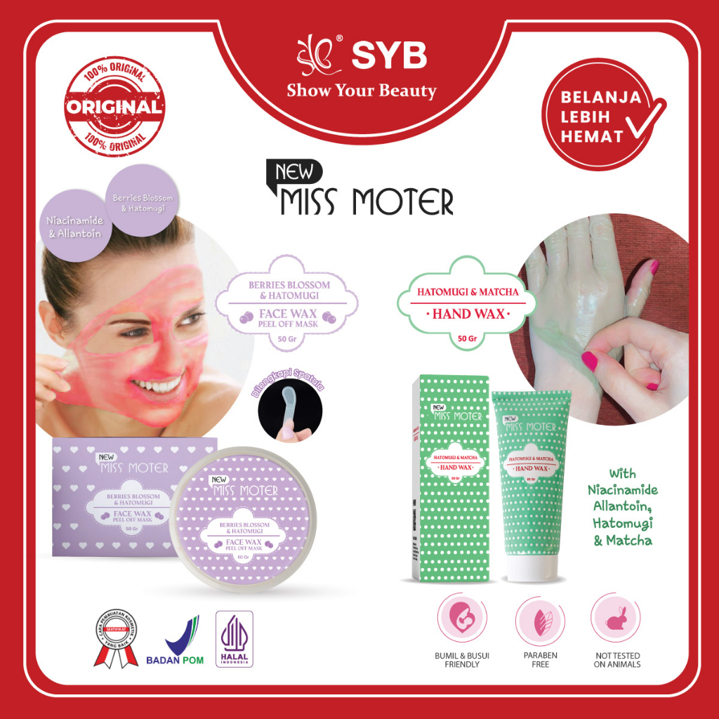 Miss moter Matcha & Milk Hand WAX by SYB - New miss moter FACE WAX ...