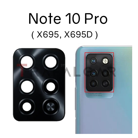 Infinix NOTE 10 PRO x695 x695 X695D Rear camera Lens Glass x695 camera glass x695 lens infinix ...