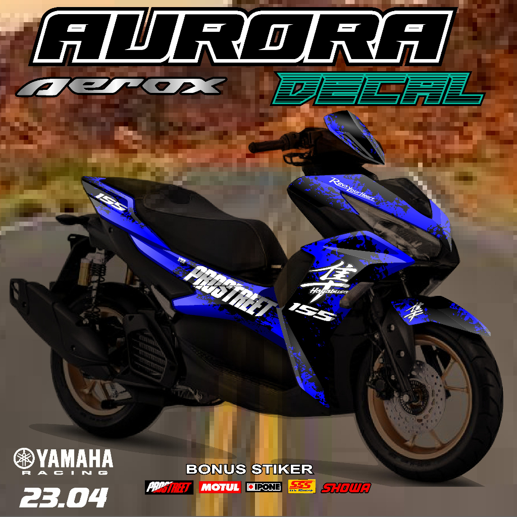 Decal Decal Sticker Striping Sticker Yamaha AEROX 155 NEW Connected ...