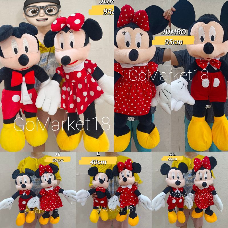 Mickey Mouse Minnie Mouse Doll Minnie Mouse Label SNI Miki Mini Large ...