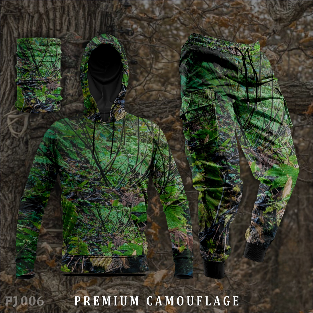 2024 Camo Hoodie suit hunting suit hunting suit hunting camouflage forest 1 set Buff pants ...