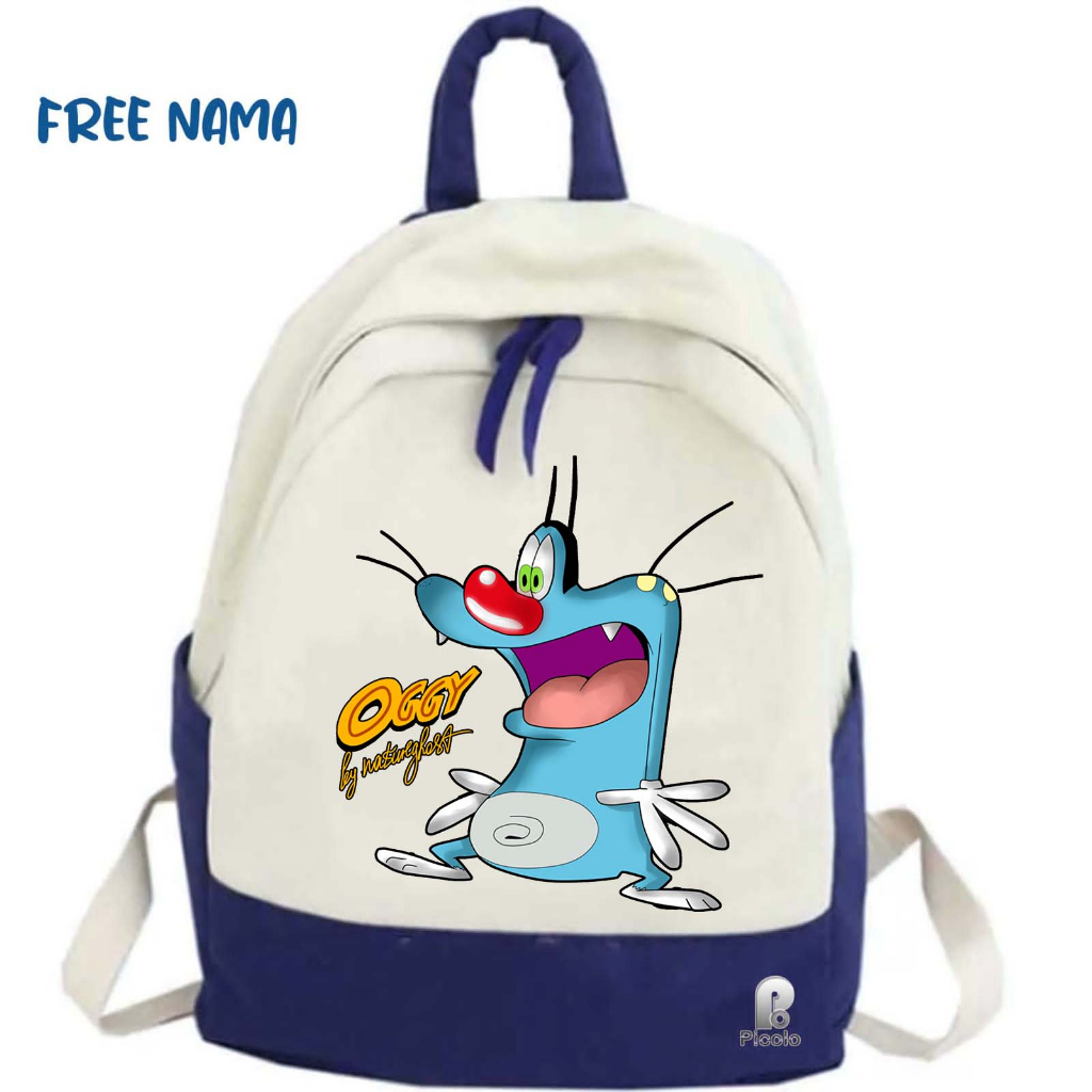 Oggy AND THE COCKROACHES UNISEX Animation Cartoon BACKPACK BACKPACK ...