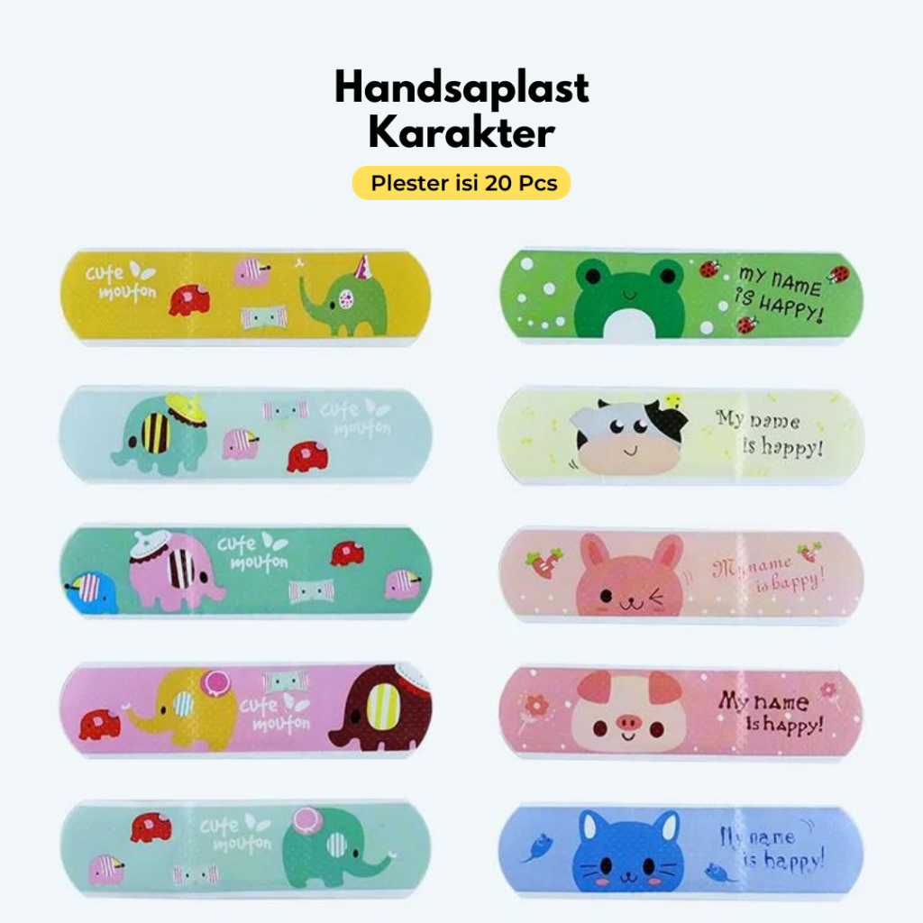 Hansaplast Children's Wound Plaster CONTENTS 20 PCS Cute Sheet ...