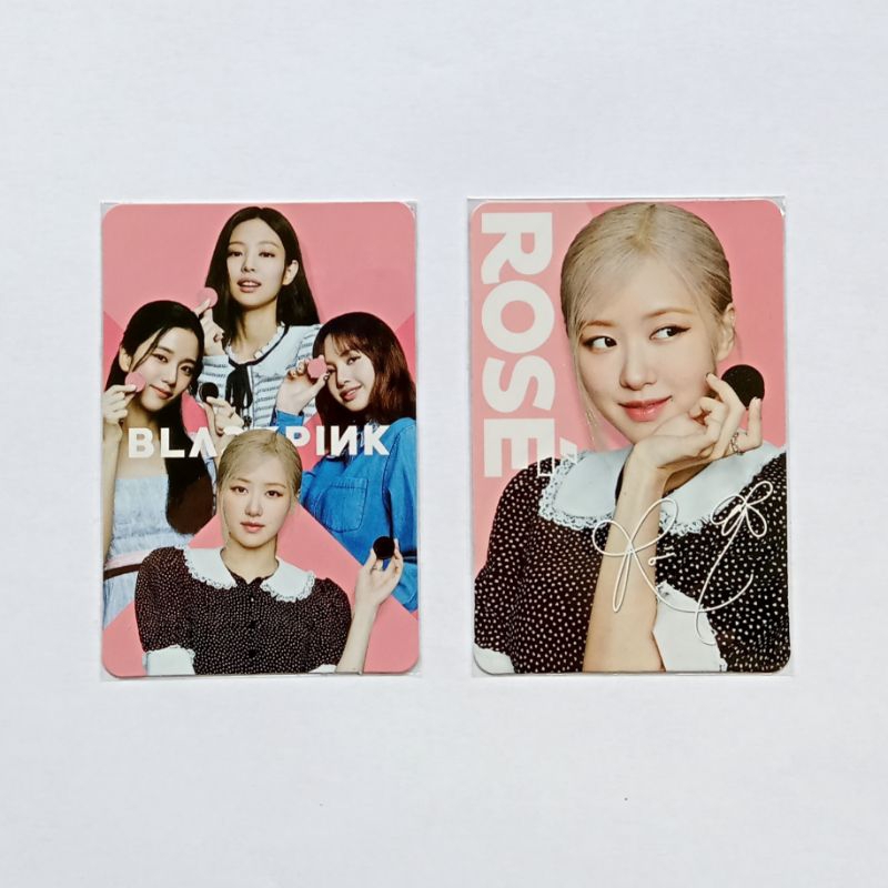 Photocard Official Rose 04 and Group 05 set Blackpink x Oreo | Shopee ...
