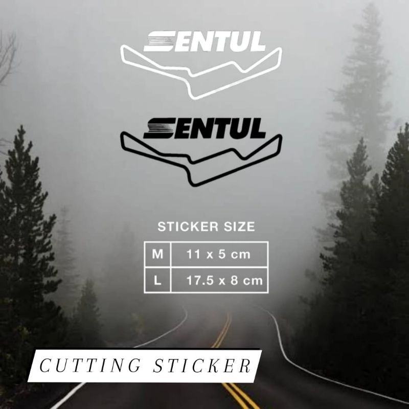 International Circuit Sentul Circuit Cutting Sticker | Shopee Malaysia