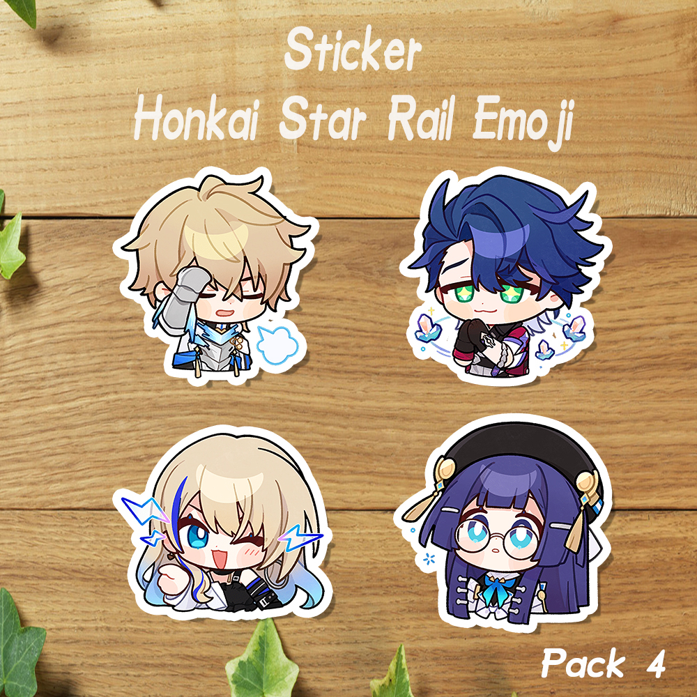 Honkai Star Rail Emoji Vinyl Sticker / Honkai Star Rail Character ...