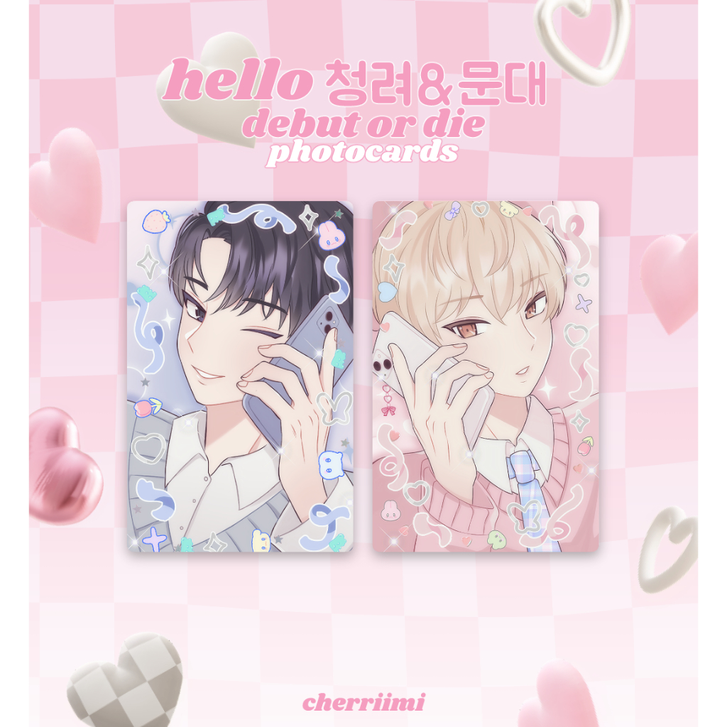 [DEBUT Or DIE] hello cheongryeo & moondae photocards | Shopee Malaysia