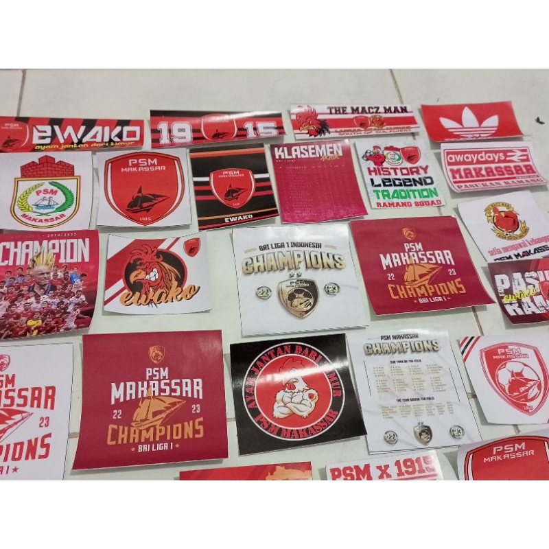 PSM special edition sticker for ramang Team JUARA LEAGUE 1 XTRA BONUS ...