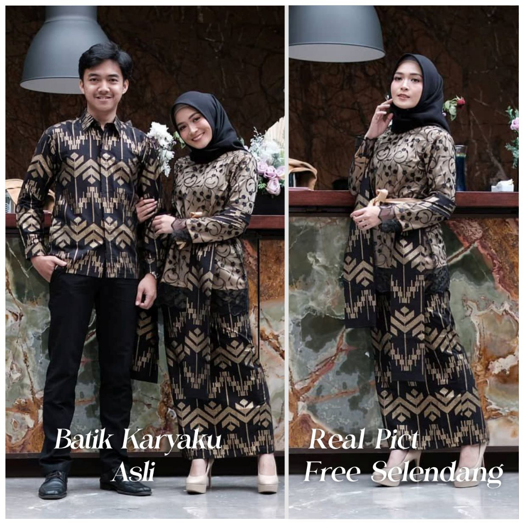 Batik Couple Kebaya Modern Kebaya Fiance Kebaya Application For ...