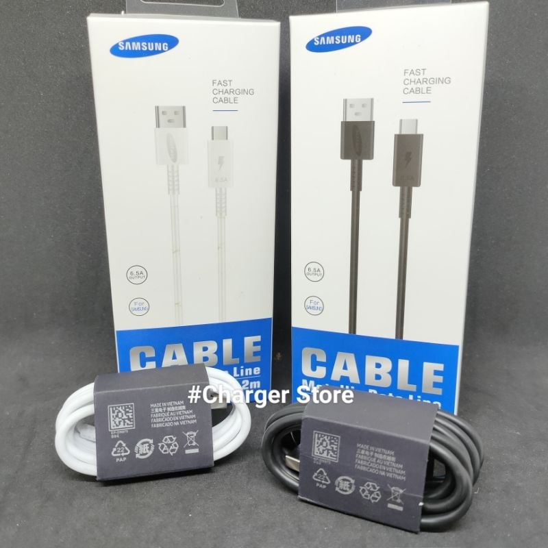 Samsung Type C 6.5A Data Cable ORIGINAL SUPER FAST CHARGING Metallic ...