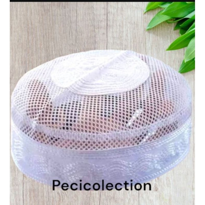 PUTIH 5cm Velvet Cap Cap Cap/Medina Skullcap Cap Net Cap/White Velvet ...
