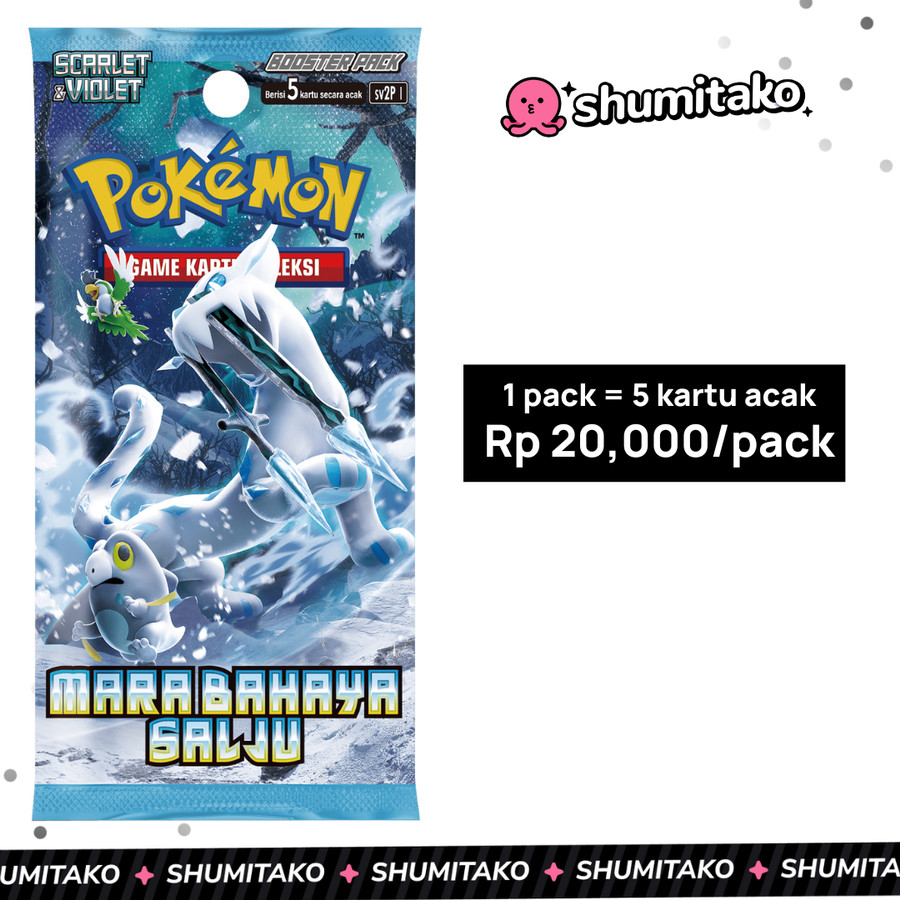 Pokemon Cards TCG Indonesia SV2P Marabahaya Snow Booster Pack | Shopee Malaysia
