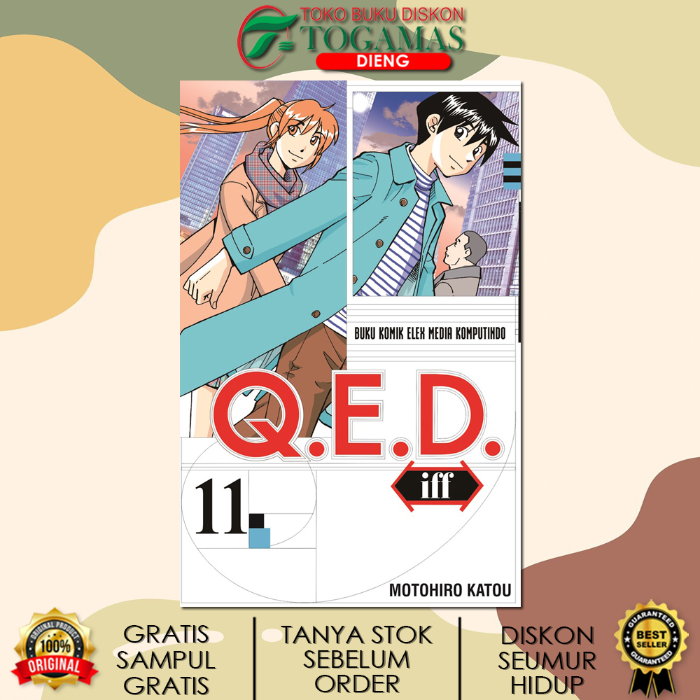 Comic Series QED Q.E.D. Iff By MOTOHIRO KATOU | Shopee Malaysia