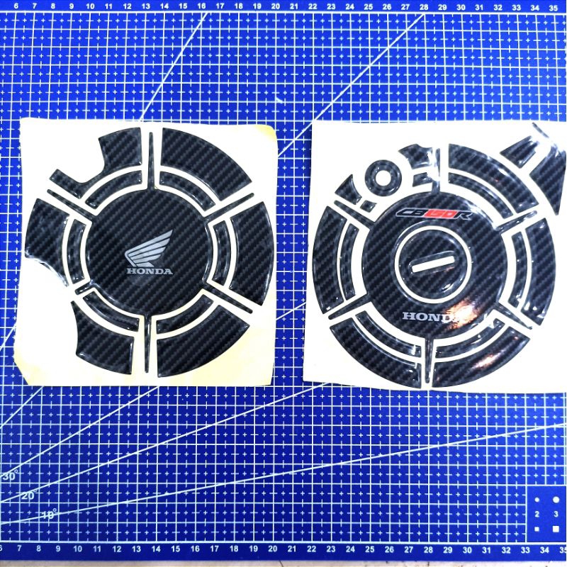 MESIN Sticker Embossed Engine Block cb150 r new And cbr facelift/emblem ...