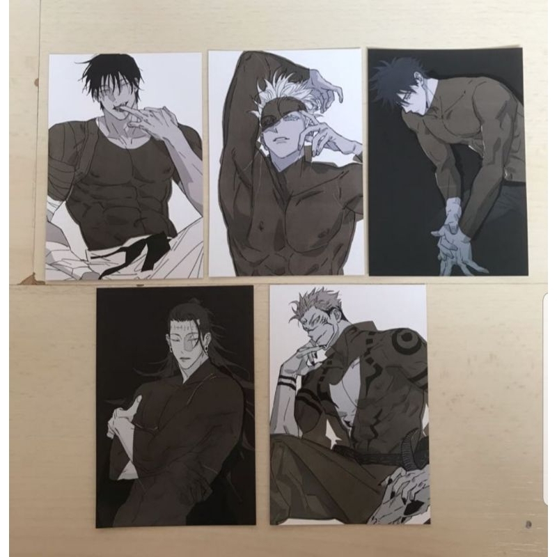 Magic Posca jjk Haikyuu Posca postcard Magic thermal print toji megumi ...