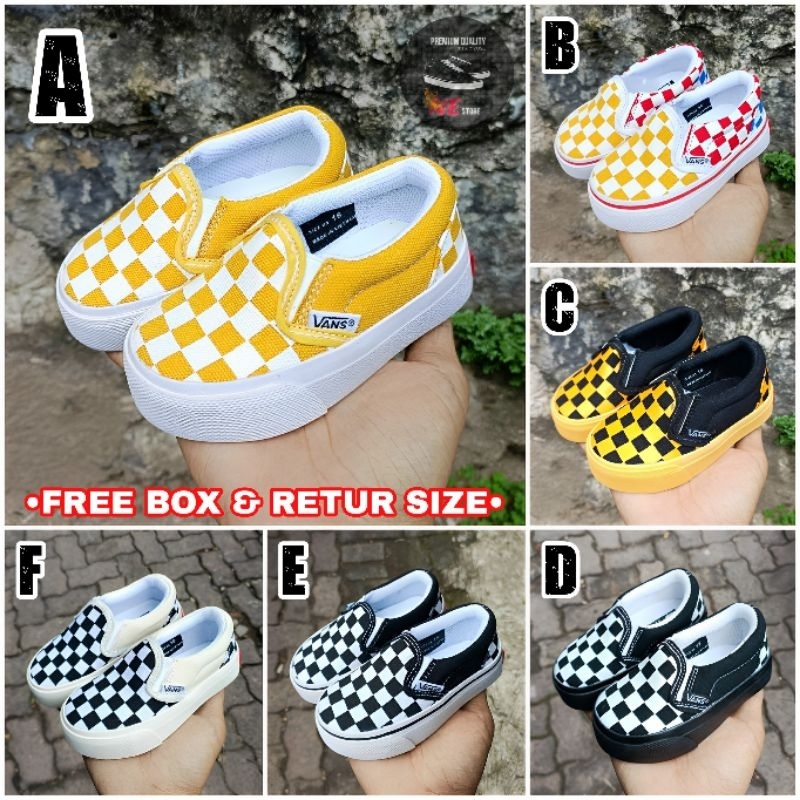Vans Checkerboard Slip On Shoes For Children Vans Checkerboard Shoes ...