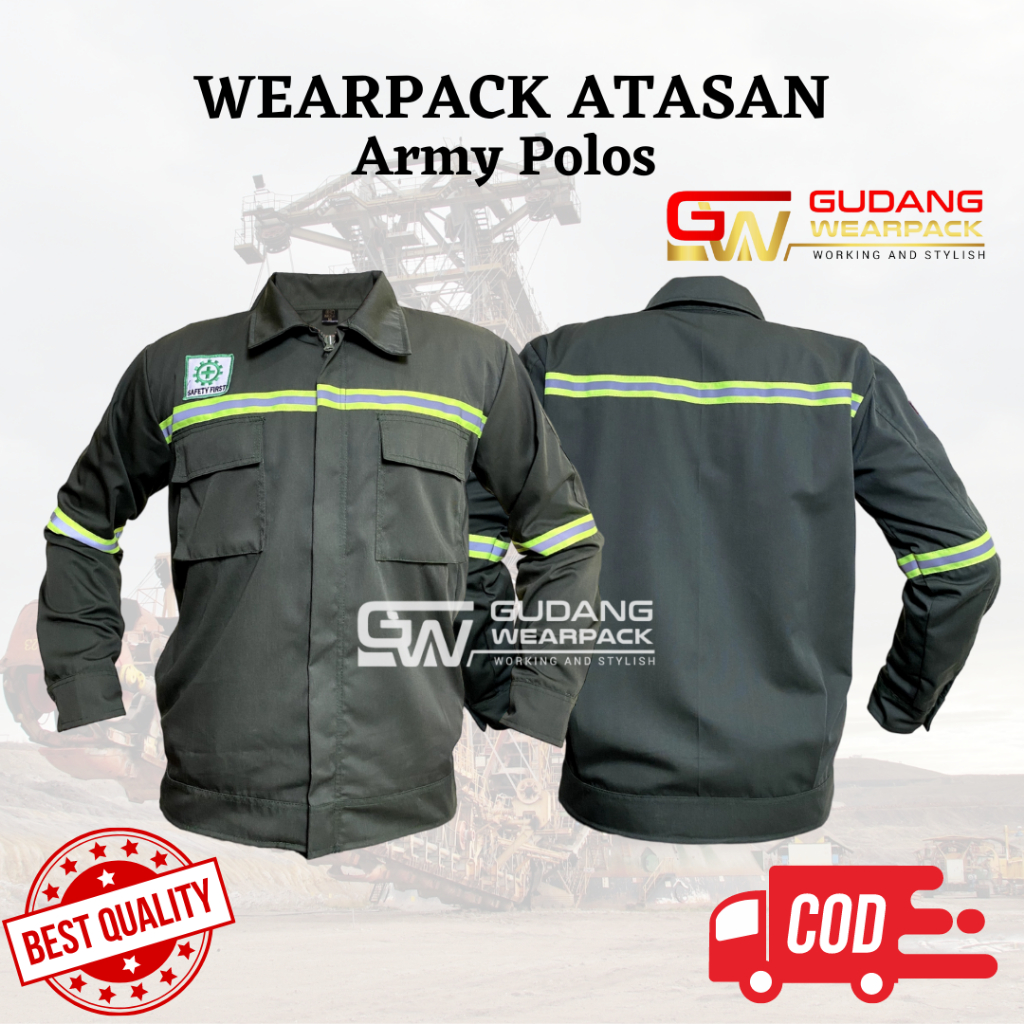 Plain Army Color Project Uniform WEARPACK | Shopee Malaysia