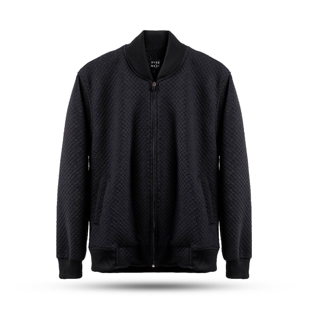 Evernext - Basic Comfy Jacket Men Plain Jacket Men Bomber Men Cardigan ...