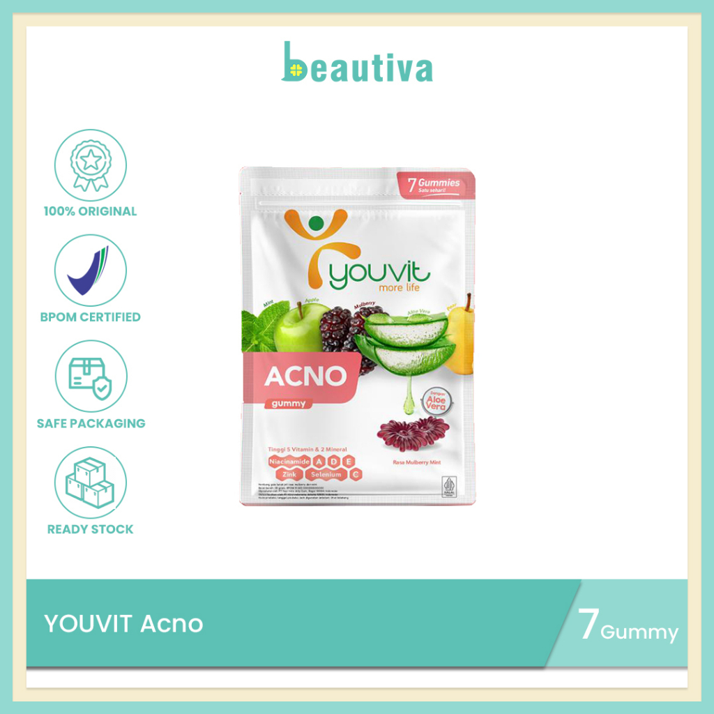 Youvit ACNO 7days - Niacinamide Gummy For Anti Acne | Shopee Malaysia