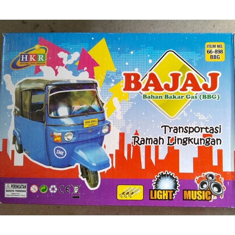 Bajaj INDONESIA / TRADITIONAL ANGKUTAN - PT TOYS | Shopee Malaysia