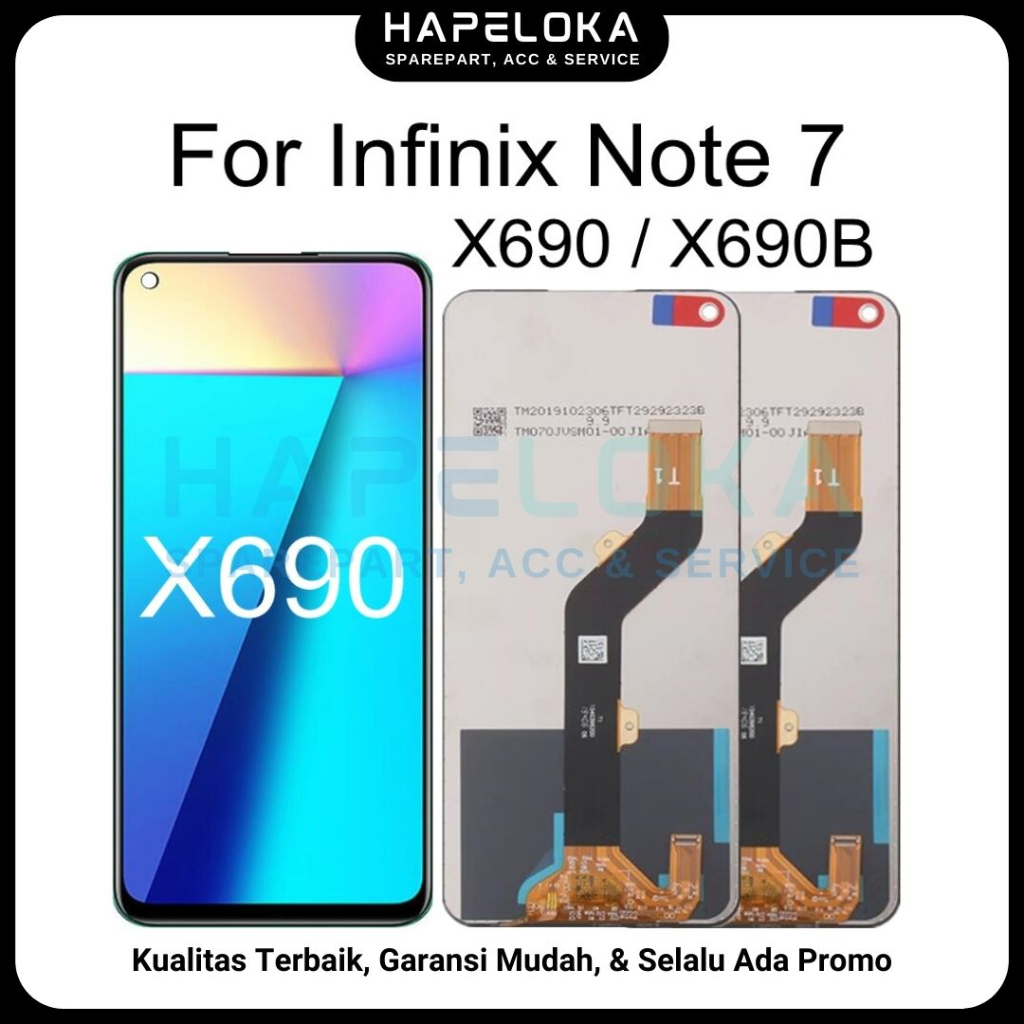 Infinix NOTE 7 / X690 / X690B TOUCHSCREEN LCD - ORI COMPLETE | Shopee ...
