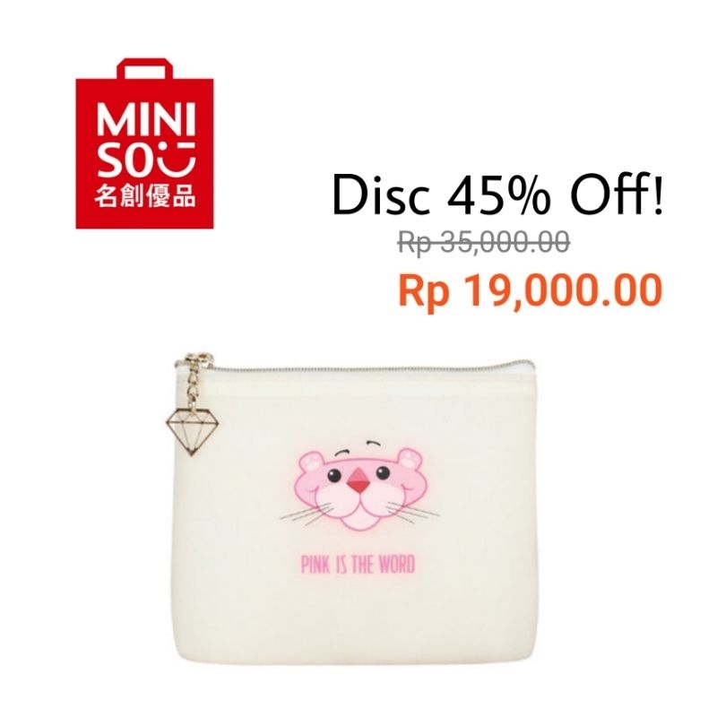 Miniso Panther Pouch Original | Shopee Malaysia