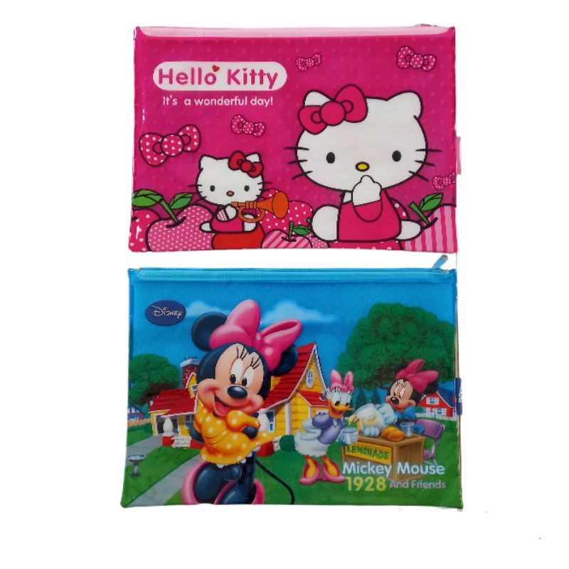 Sanrio, disney thick mica plastic folder / sanrio mica bag, disney ...