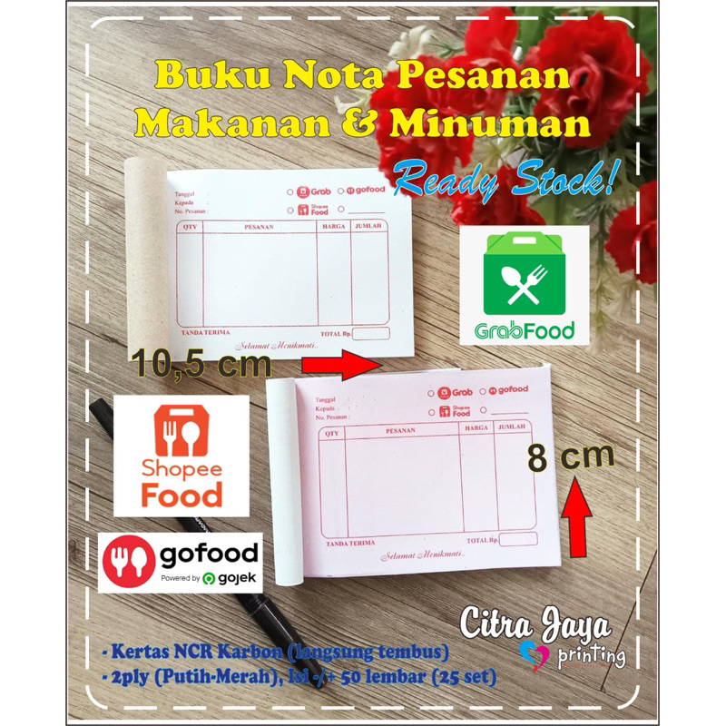 Resto Notebook | Food & Drink Orders | - 2ply NCR | Shop Restaurant ...