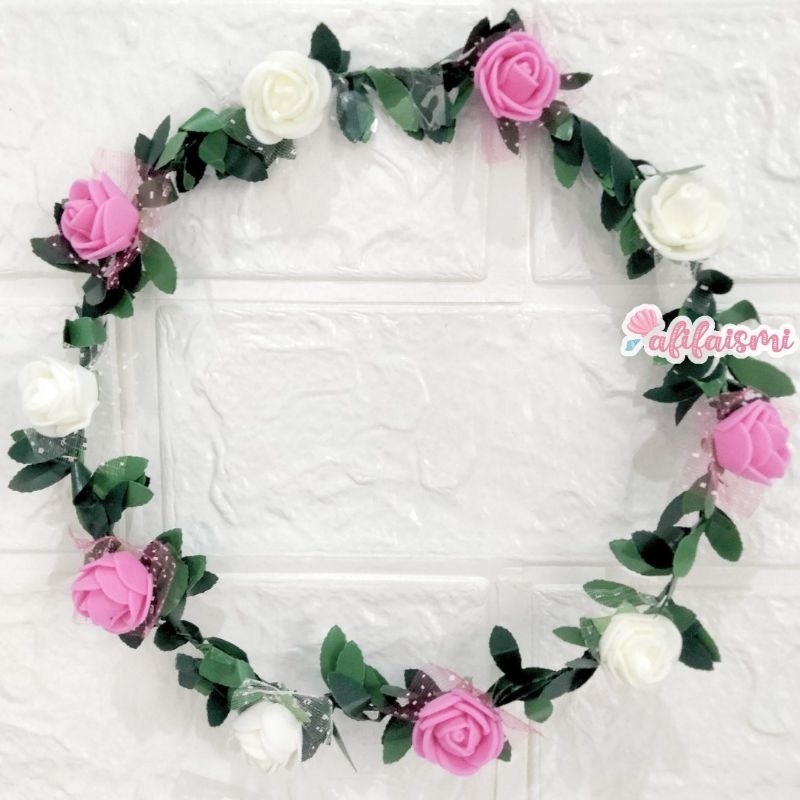(Model B) Flower Crown - Simple and Beautiful Flower Crown | Shopee ...