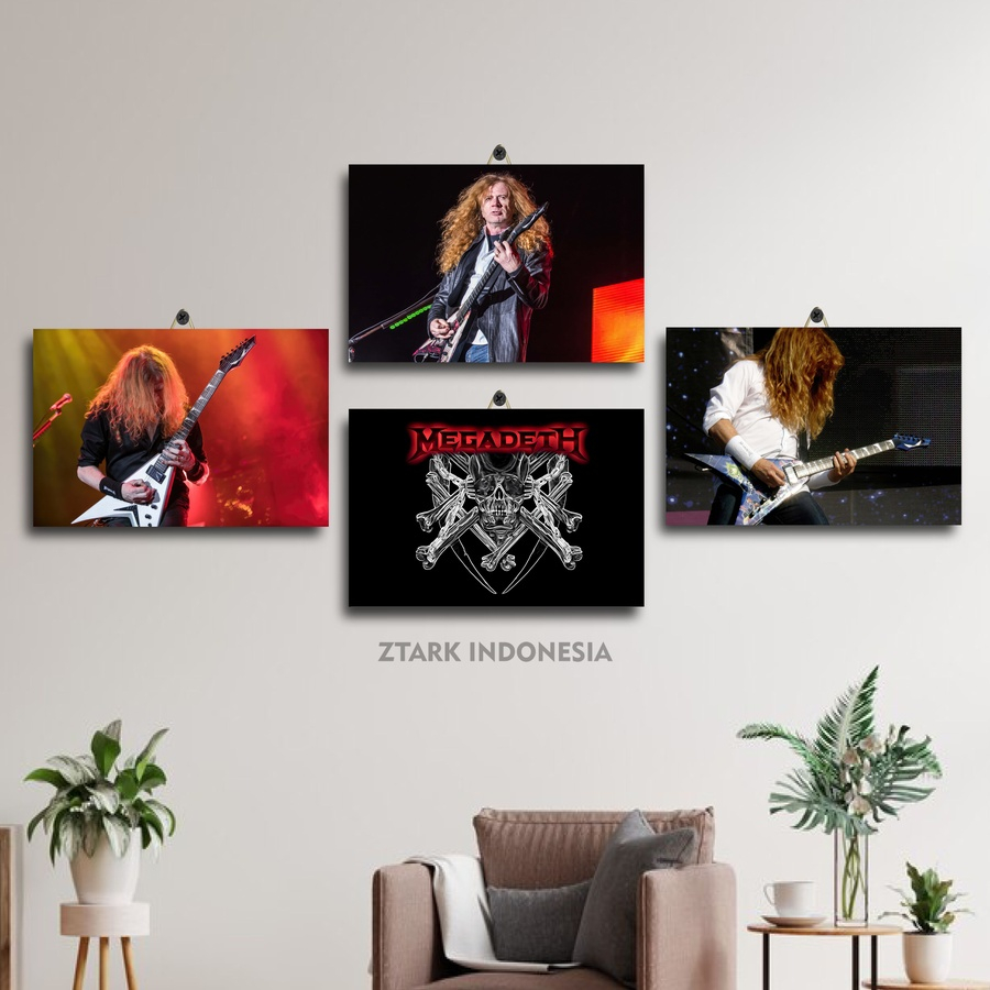 MEGADETH ROCK BAND ROOM DECORATION 20X30 | Indonesian ZTARK| MEGADETH ...