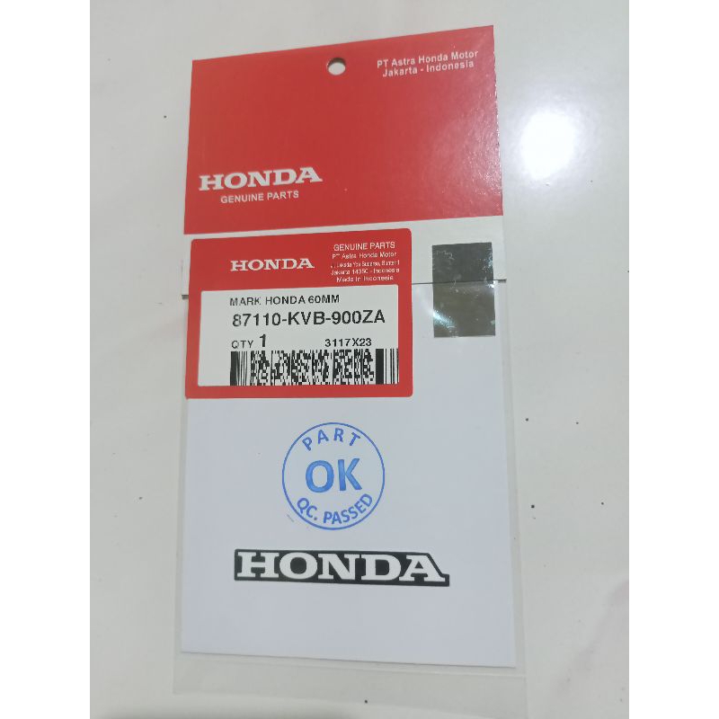 Original 60mm honda mark Sticker | Shopee Malaysia